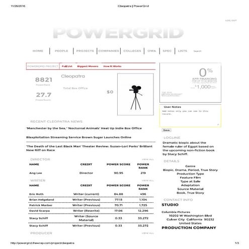 Cleopatra _ PowerGrid | PDF