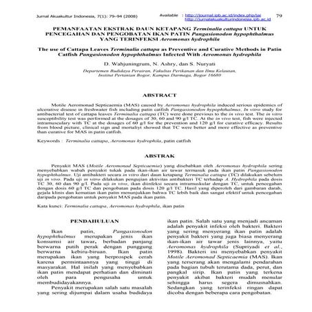 PERTUMBUHAN DAN KELANGSUNGAN HIDUP LOBSTER CAPIT MERAH Cherax ...