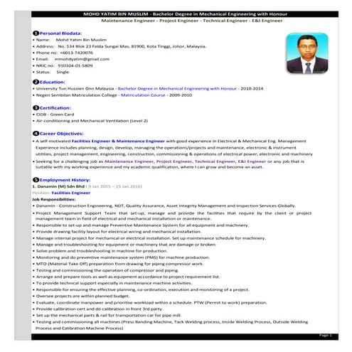 Resume nur atikah baharin | PDF