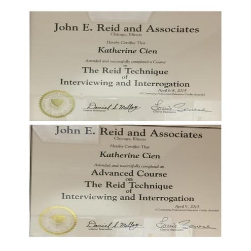 Reid Interview and Interrogation Certification | PDF