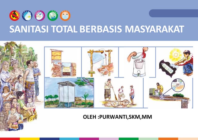 ppt stbm 5 pilar mencuci tangan,wc,air sampah | PPTX