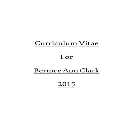 CV Bernice | PDF