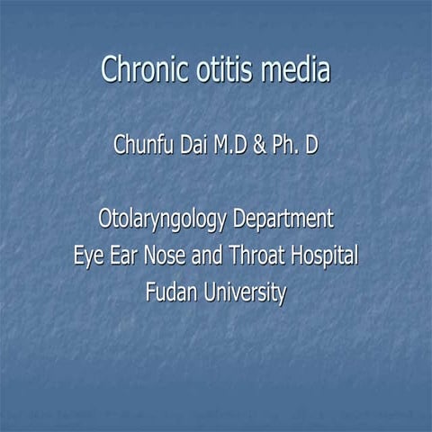 (Com) Chronic otitis media (com).ppt