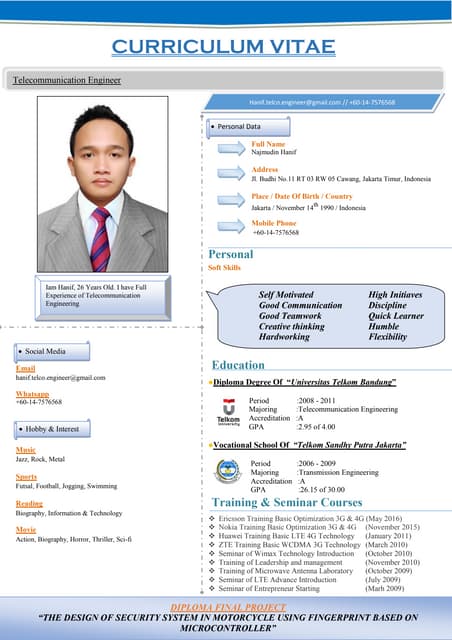 CV_Update_Anang Supriyatna_2016 | PDF