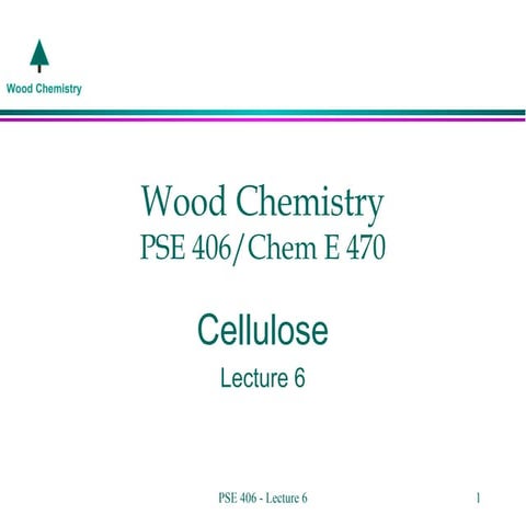 cellulose chemistry wood constituents __ | PPT