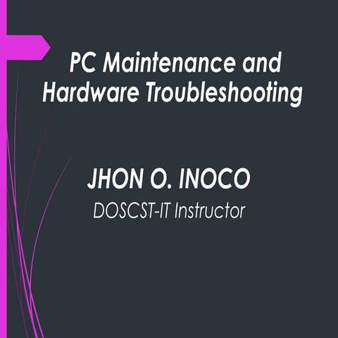 Basic Computer Troubleshooting | PDF