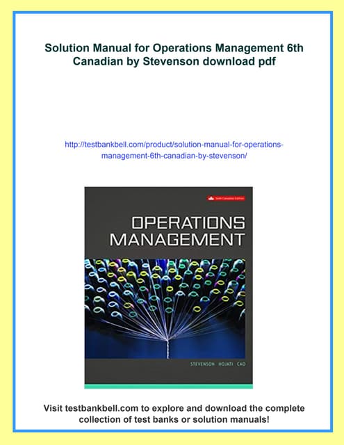 Operation Management | PDF