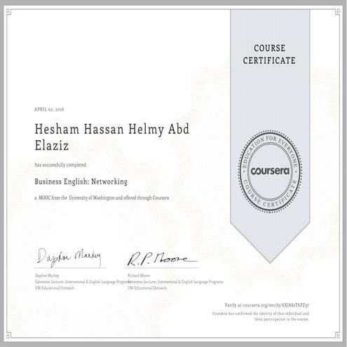 18 PROFESIONAL COURSE CERTIFICATE - UNIVERSITY OF WASHINGTON - BUSINESS ...