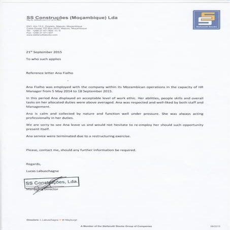 reference letter MD | PDF