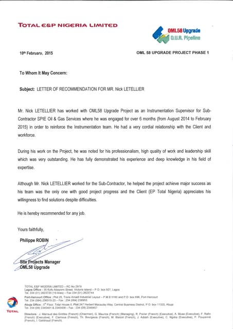 Shams Recommendation Letter 2 | PDF