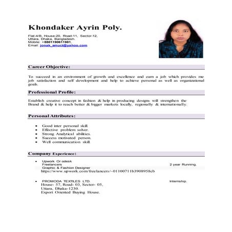 Poly final cv | DOCX | Desktop Publishing | Computer Software and ...