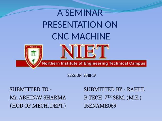 ppt on cnc | PPTX | Computing | Technology & Computing