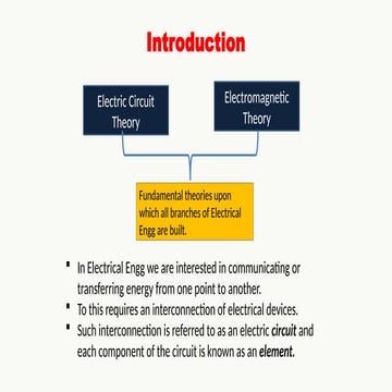 Comprehensive Overview of Electrical Circuit Elements and Theorems in ...