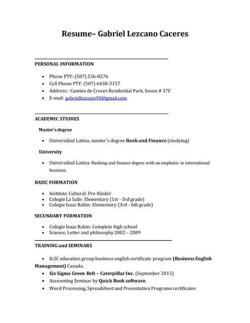 Resume - Prof. Felix Ramos, PhD | DOC | Postgraduate Education ...