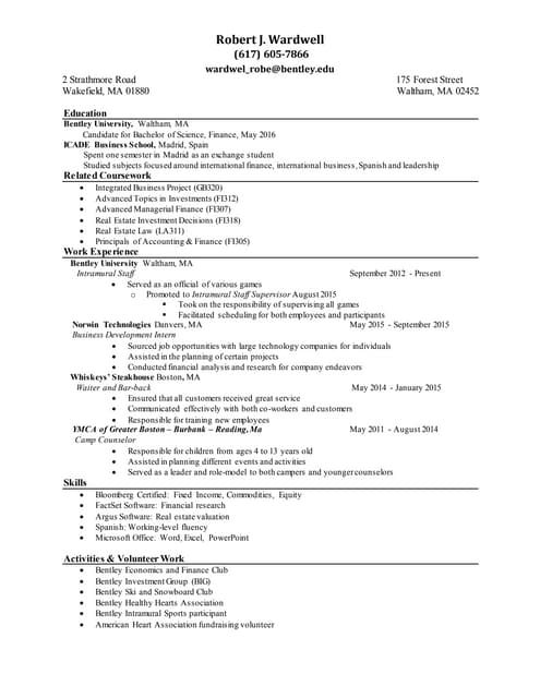 Clayton Bennice Resume | PDF