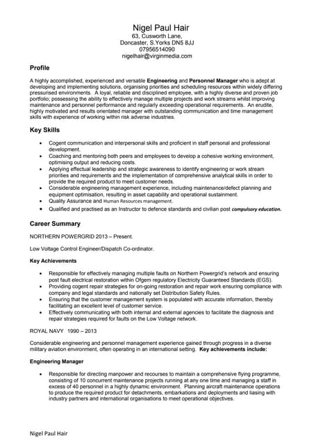 TCHope resume with JROTC