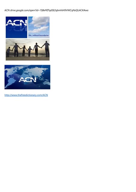 An Introduction to ACN | PDF
