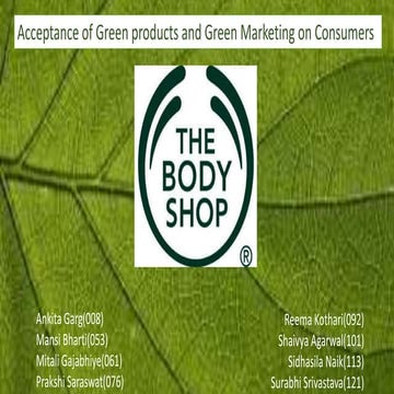 The Body Shop | PPTX