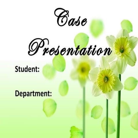 Case presentation template | PPT