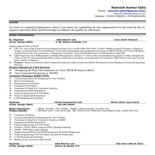Ratnesh CV Updated | DOC