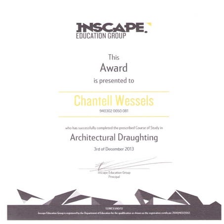 Inscape 2013 Certificate | PDF