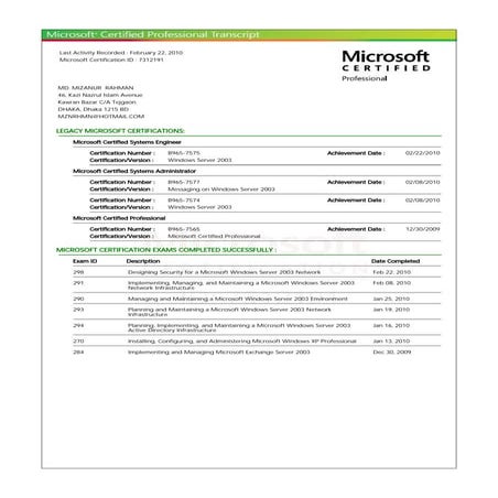 MS_Learning_Transcript-3 | PDF