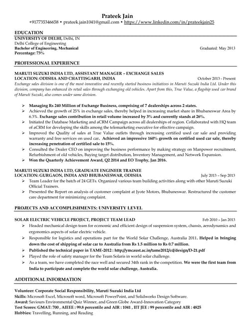 2015 resume anish | PDF