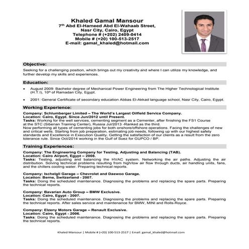 Khaled_Gamal_CV | PDF