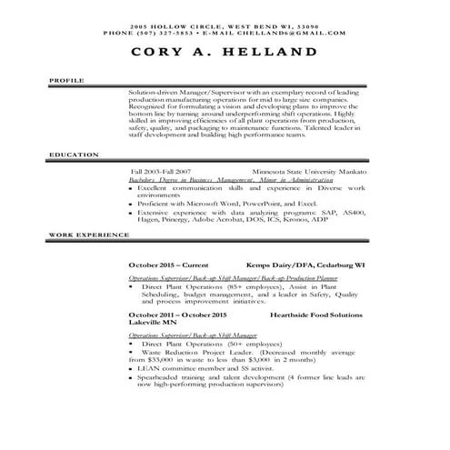 alexander powers monster resume | DOCX