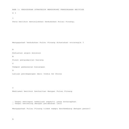 Nota ringkas bab 1 ting 2 | PDF