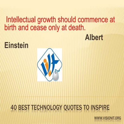 40 best technology quotes to inspire | PPTX