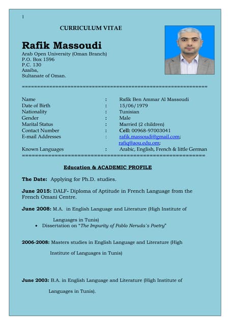 CV- Ahmed Hamdi AbdRabou | PDF