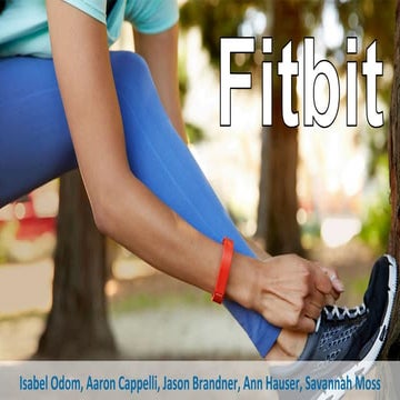 Fitbit Presentation | PDF
