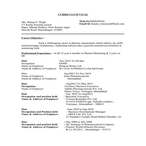 rpwagh_resume1 | DOC
