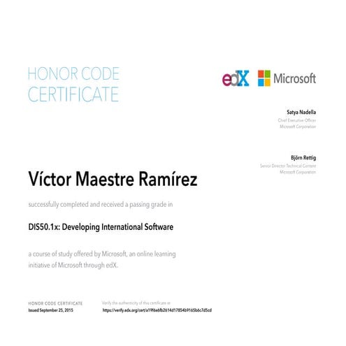 Developing International Software Certificate | PPT