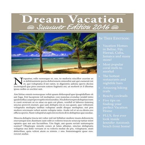 InDesign Work Example | PDF