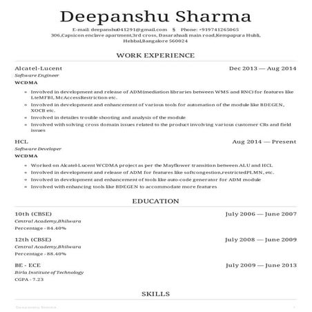 Deepanshu_CV | PDF