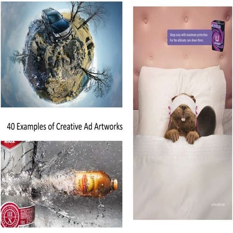 40 examples of creative ad artworks | PPT