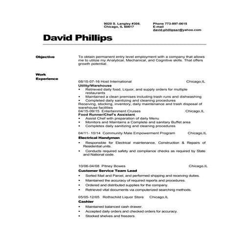 TBM Resume | PDF