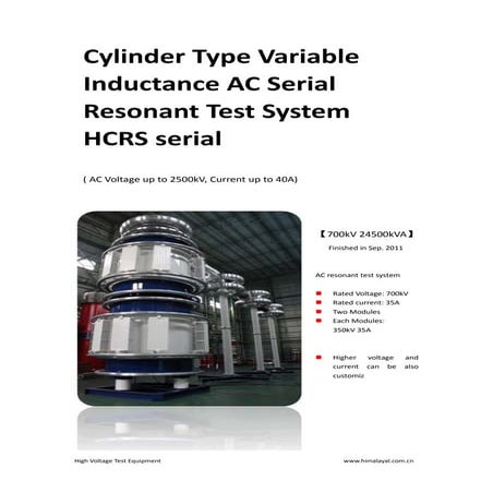 Himalayal-AC-Resonant-Test-System | PDF