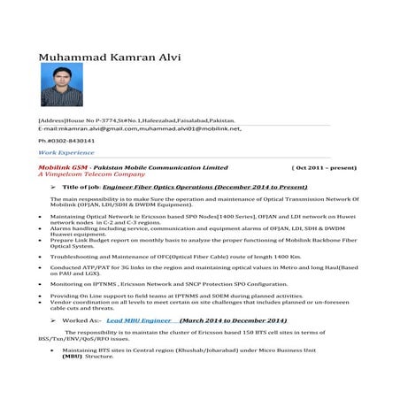 kamran cv updated | PDF