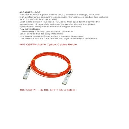 40 g qsfp aoc | PDF
