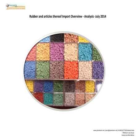 Rubber imports In India during july 14 | PDF