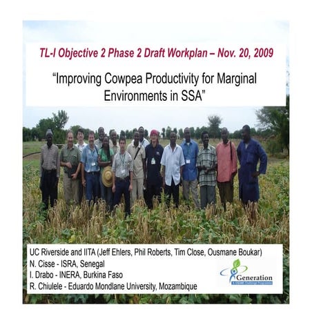 40 Jeff Ehlers Tli Objective2 Phase Ii Work Plan | PPT