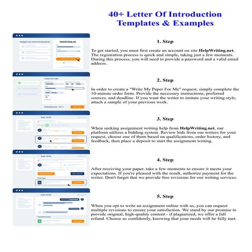 40+ Letter Of Introduction Templates & Examples | PDF