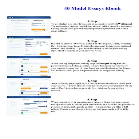 40 Model Essays Ebook | PDF