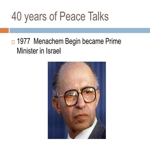40 years of peace talks | PPTX