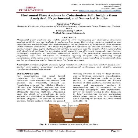 (41-56)Horizontal Plate Anchors in Cohesionless Soil Insights from ...