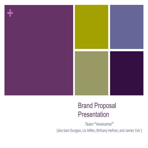 4101 02-group awesome-proposal | PPT | Free Download