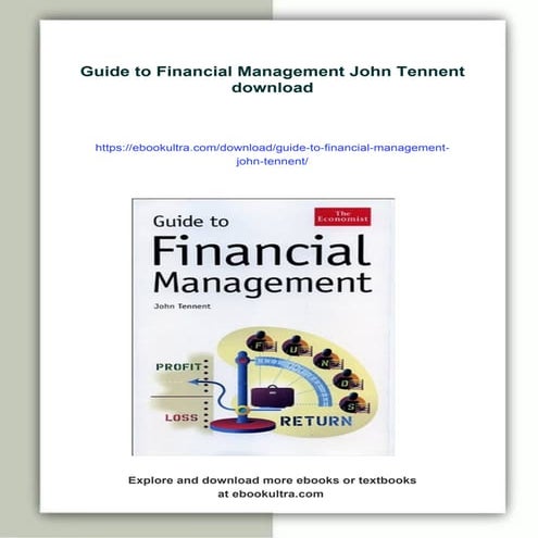 The Economist Guide to Financial Management 3rd Edition Understand and ...